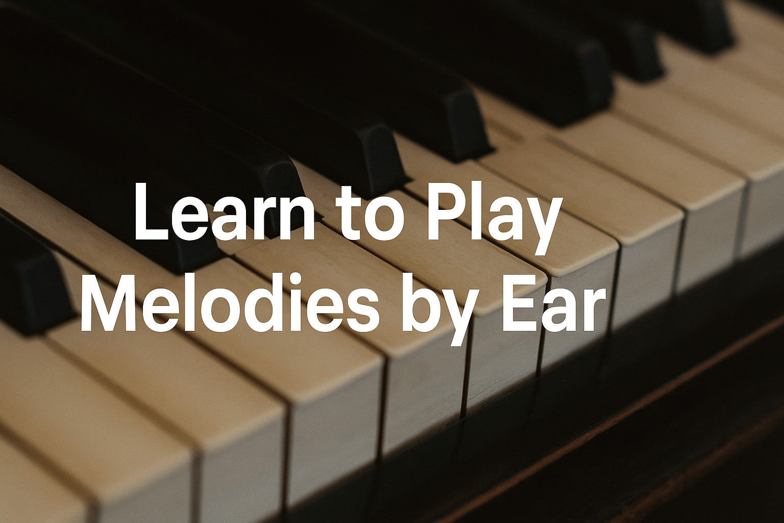 How To Learn keyboard and Piano For Trap Melodies